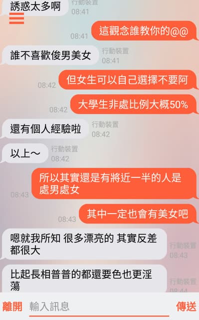 漂亮的女生怎麼可能是處女？ - B265 留言 | Dcard