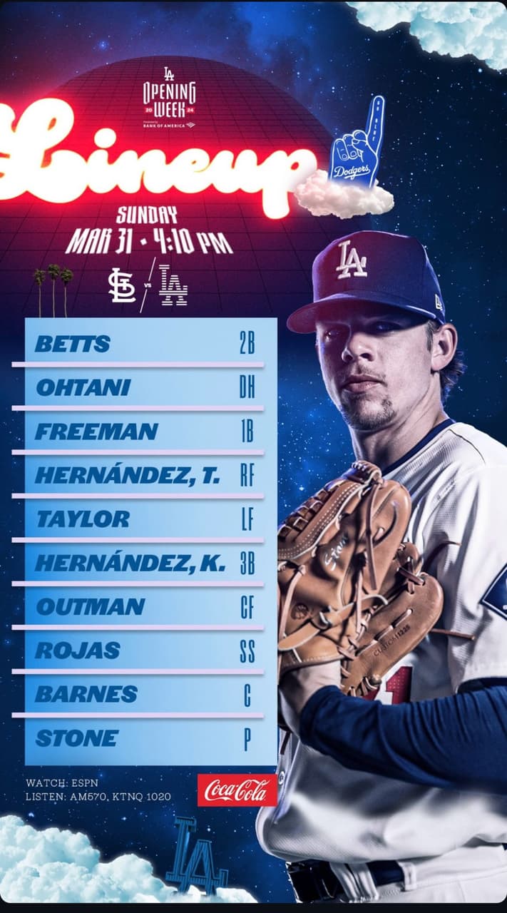 #賽事討論 2024/4/1 MLB 例行賽 / 聖路易紅雀STL 4:5 洛杉磯道奇LAD / 賽事討論區 - MLB板 | Dcard