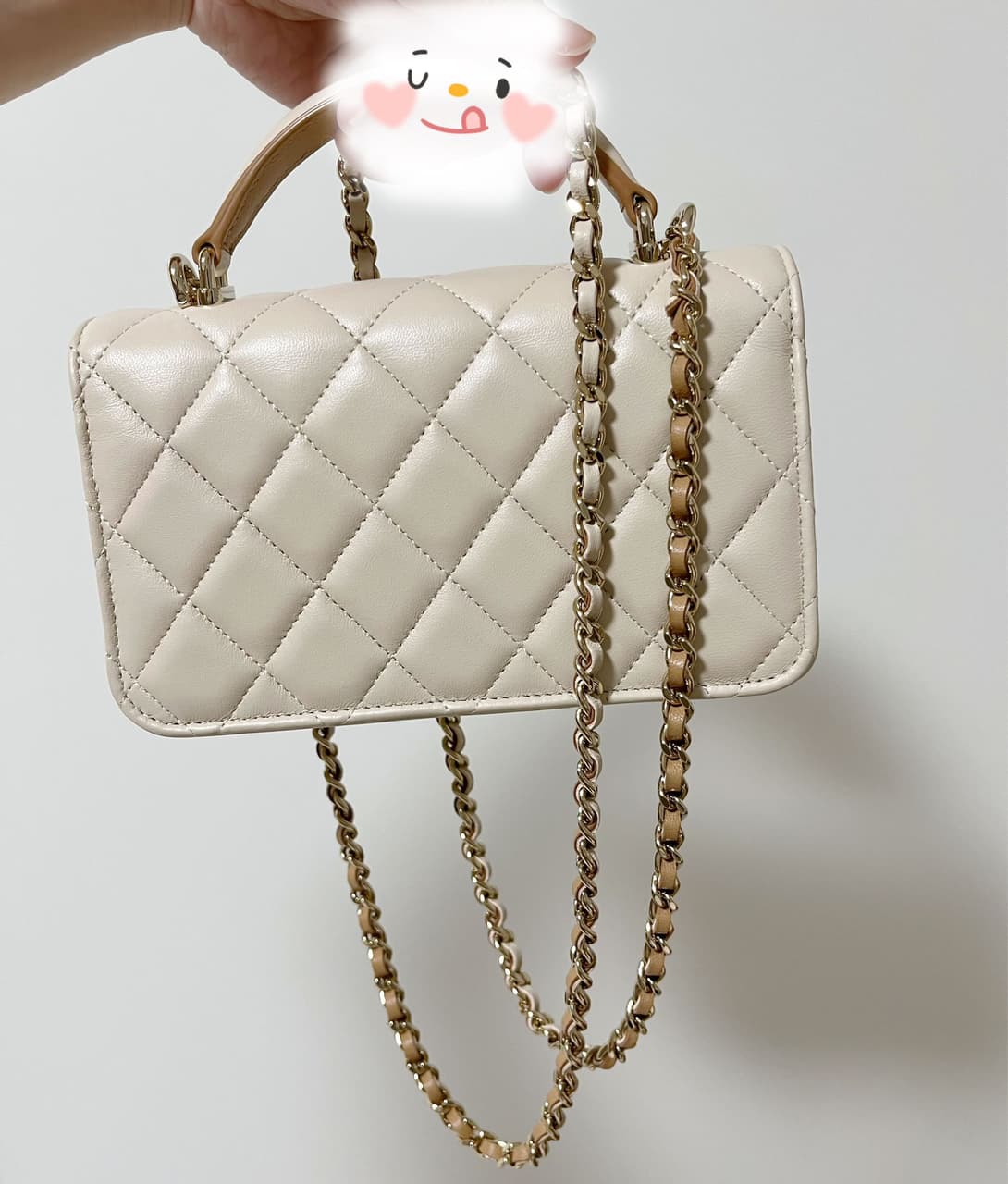 #分享 #分享 23p 奶茶拼色cf mini handle 手機包 - 精品板 | Dcard