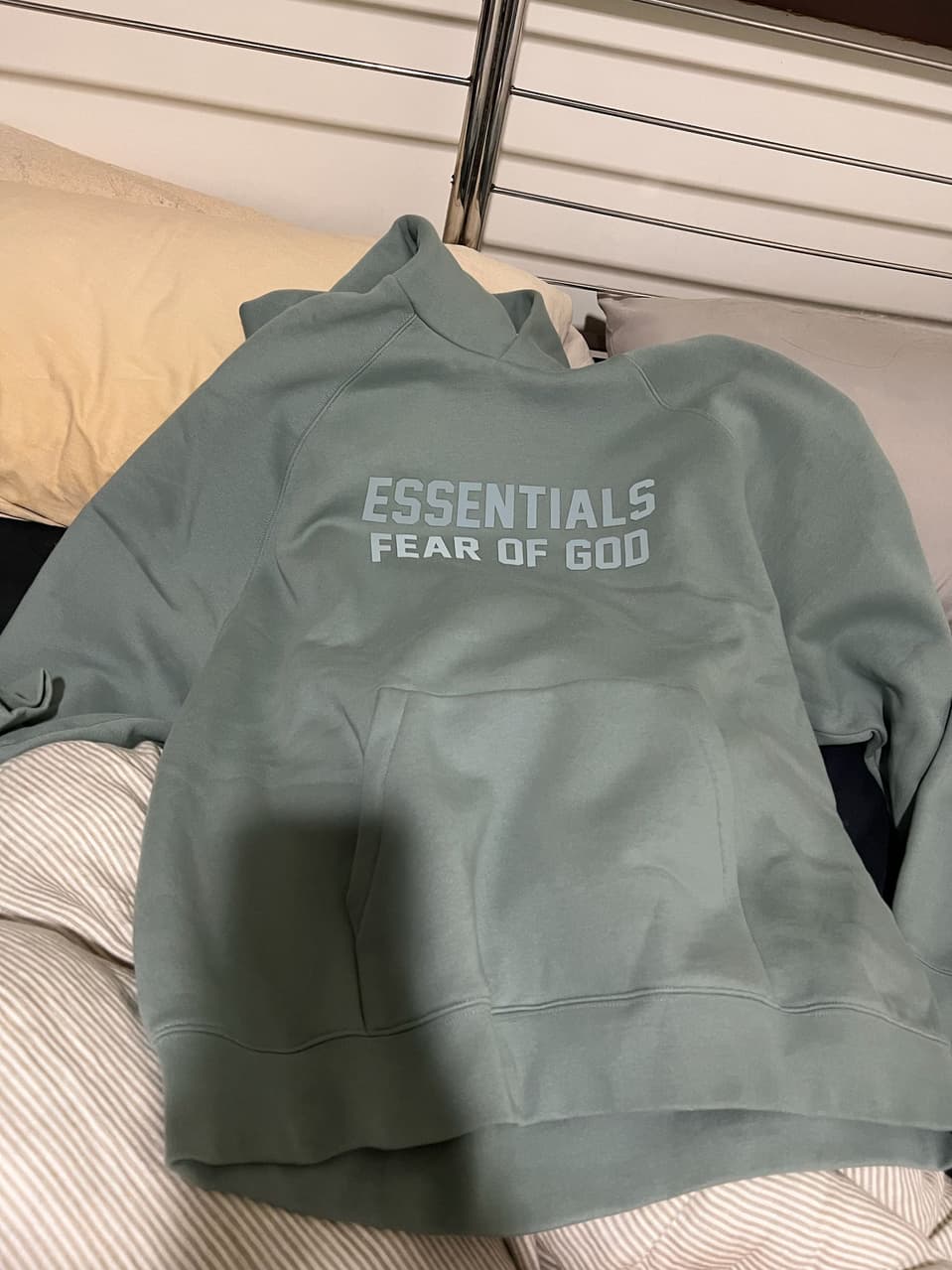 #我要賣 Essentials 全新淺綠帽T - 二手交易板 | Dcard
