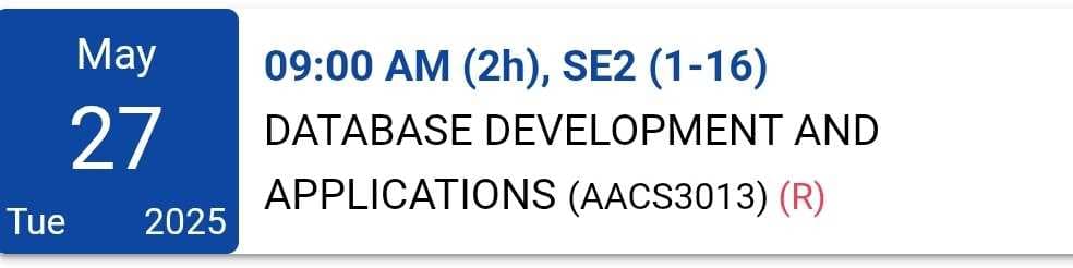 Database Development And Applications - TAR UMT板 | Dcard