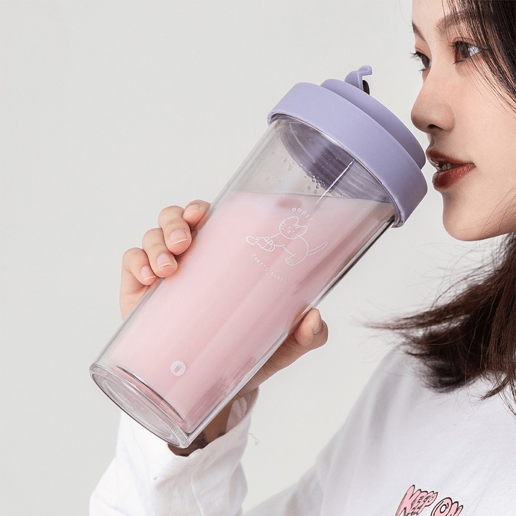 ⏰限時優惠📢手搖飲隨行杯推薦‼️【Oolab 良杯製所】陪伴系列💕Ecozen 透明雙層隨行杯 750ml🥰附吸管 環保省錢神器 - 瑪奇瑪奇 (@makemake2023) | Dcard