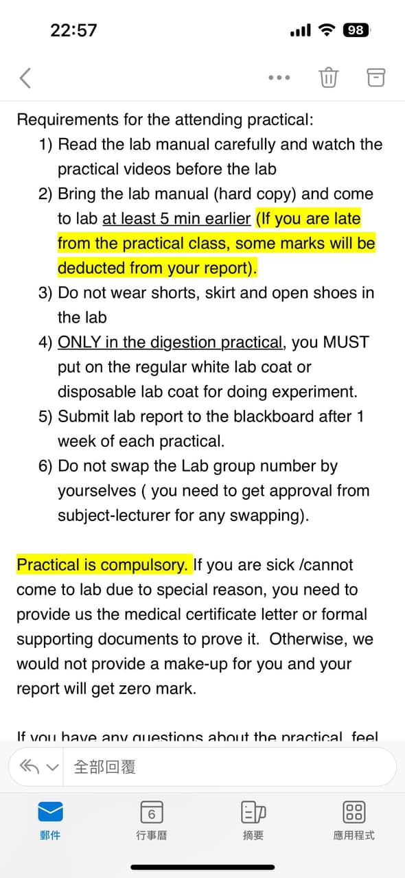 ABCT2326 lab coat - 香港理工大學板 | Dcard