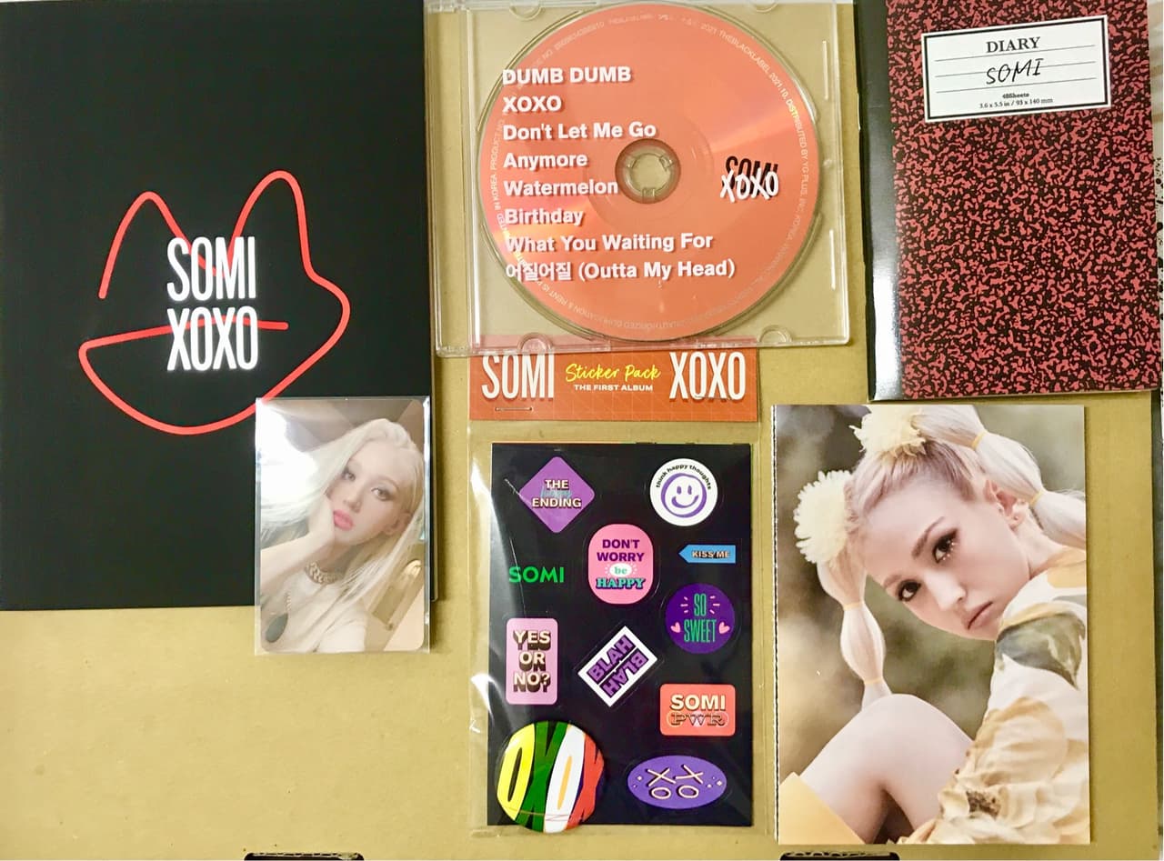 #分享 SOMI 《XOXO》K4通路專輯開箱 - 追星板 | Dcard