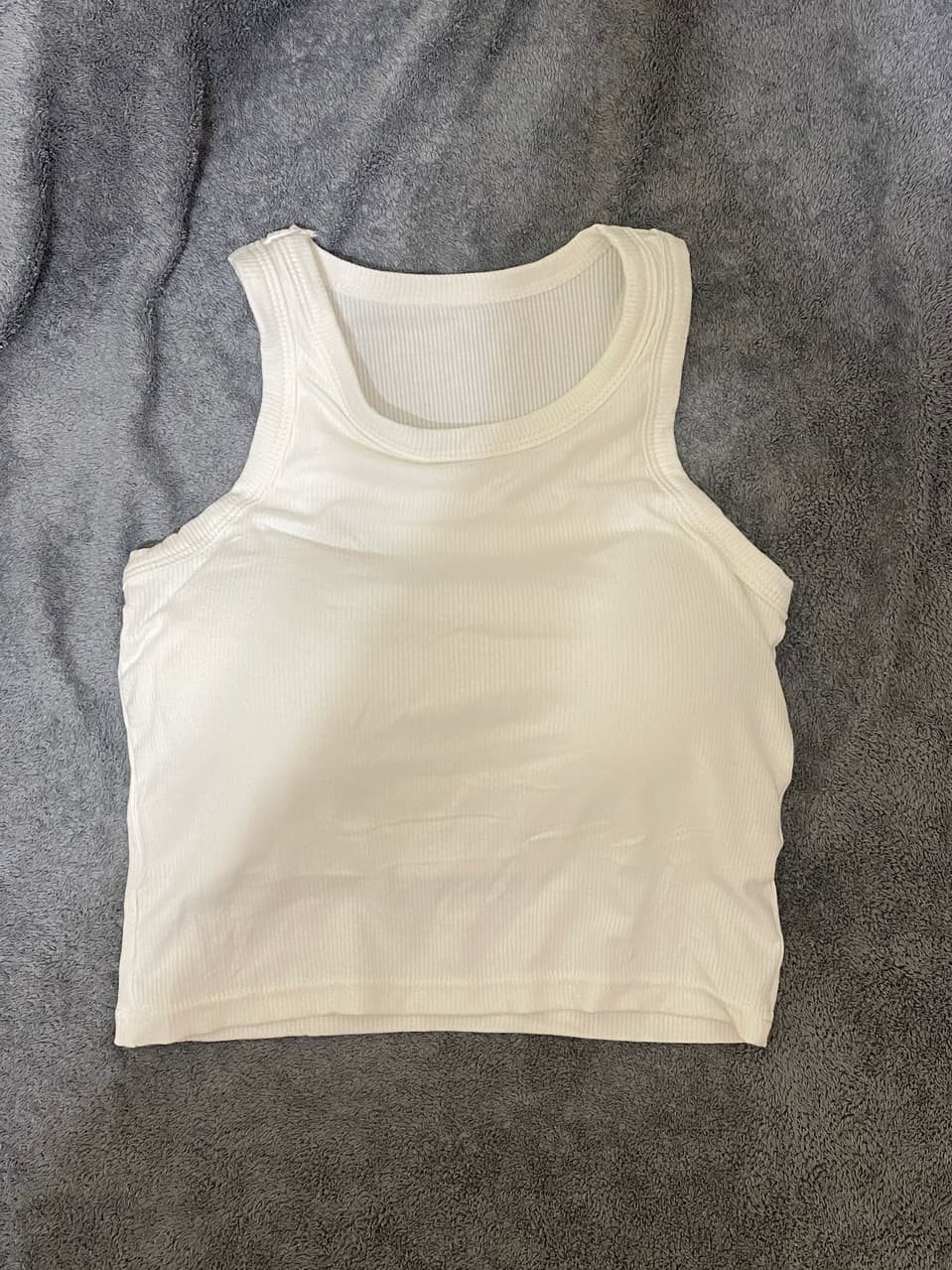 #我要賣 Ro shop工字bra螺紋背心（黑*1、白*1） - 二手交易板 | Dcard