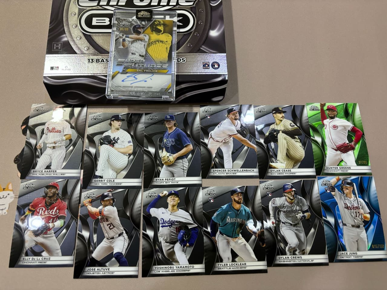 #收藏分享 #球員卡 2025 Topps Chrome Black Baseball - 棒球板 | Dcard