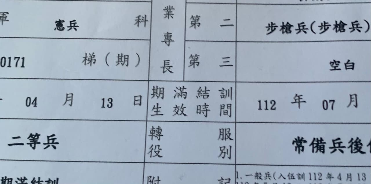經驗分享 新北五股憲兵心得 軍旅板 Dcard