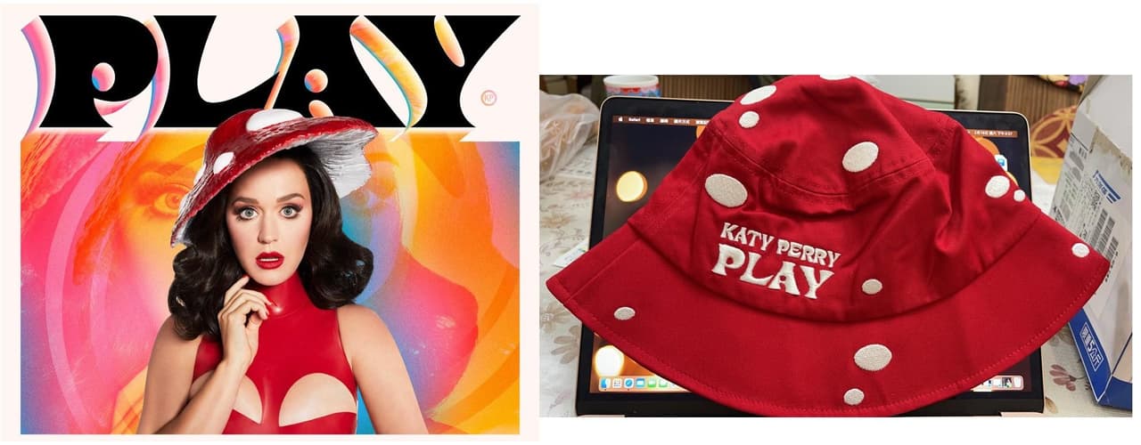 Katy Perry賭城演唱會🍄蘑菇帽到貨🍄 - 🐱Bloom (@bloomcat) | Dcard