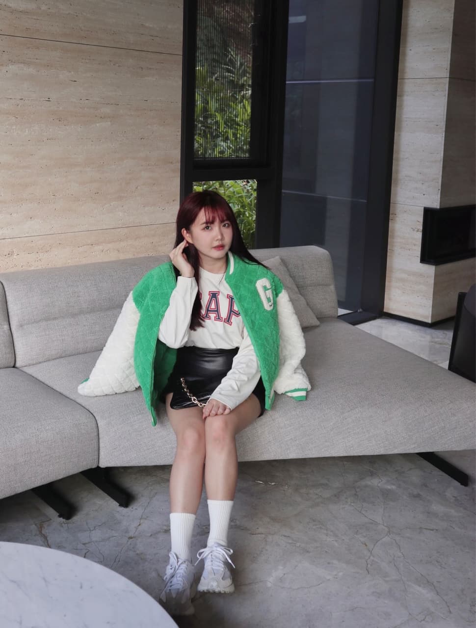 #分享 160cm微肉女孩美式潮流校園穿搭🍒🥝GAP秋冬新品 #開箱大使 - 穿搭板 | Dcard