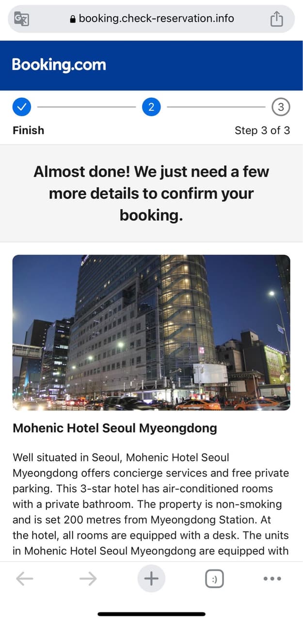 #國外 Booking 私訊詐騙分享 - 旅遊板 | Dcard