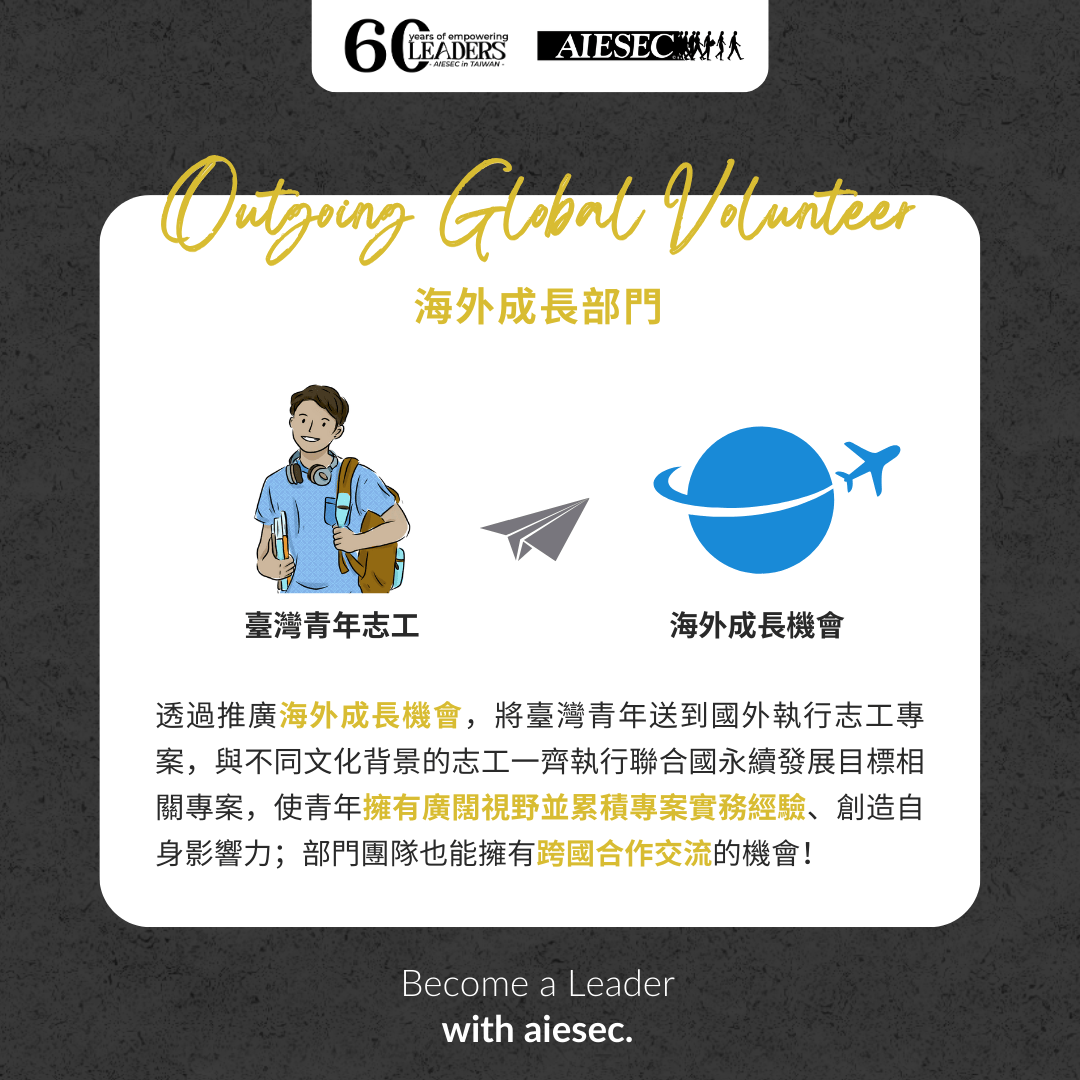2024 AIESEC 中興分會春季徵才|加入我們，改變世界的菁英就是你！🫵 - 中興大學板 | Dcard
