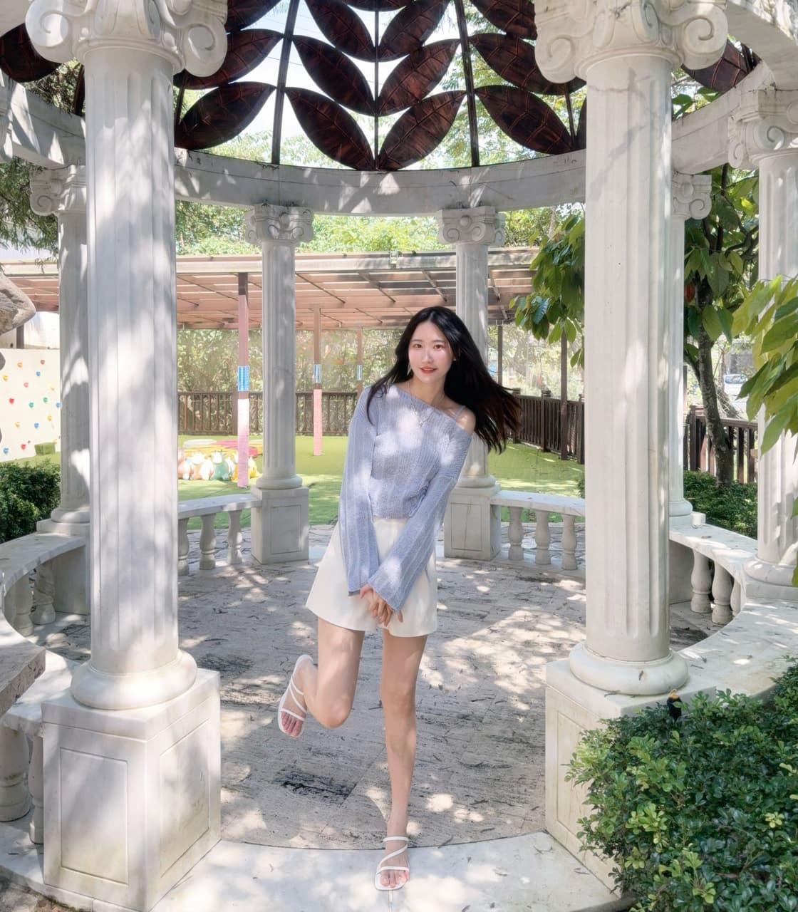 #分享氣質交叉涼鞋-3套溫柔系穿搭 - 穿搭板 | Dcard