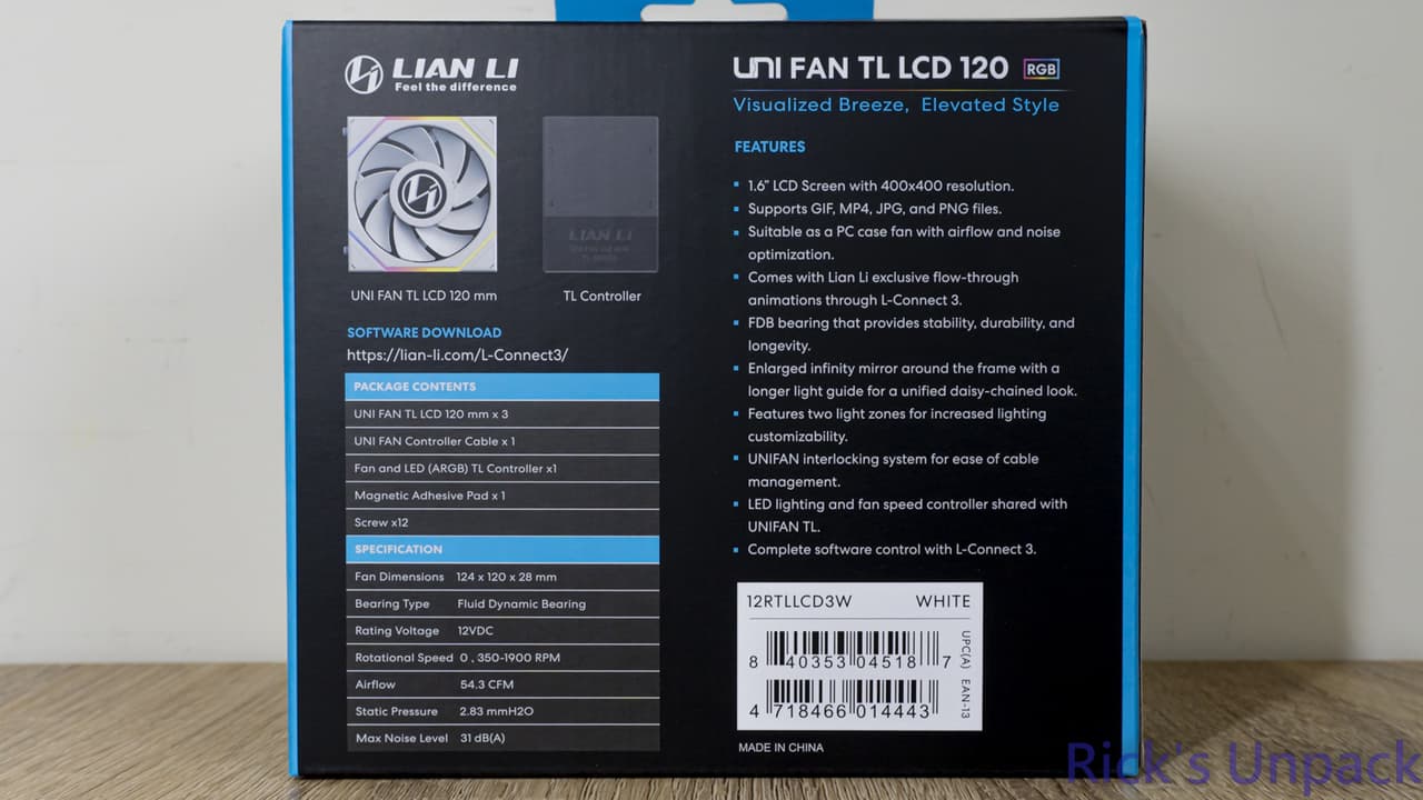 【開箱】自帶螢幕的積木風扇 | LIAN LI UNI FAN TL LCD 120 WHITE - 3C板 | Dcard