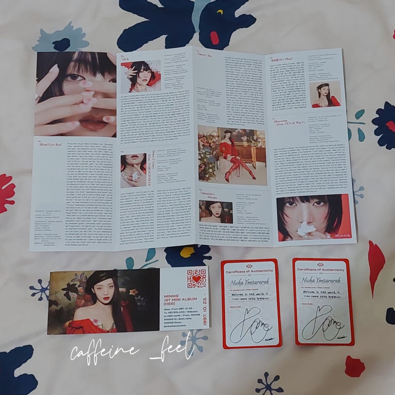 #開箱或後記 Minnie solo專輯“HER”🐱百變貓咪金米妮#電力滿格密技 - i-dle板 | Dcard