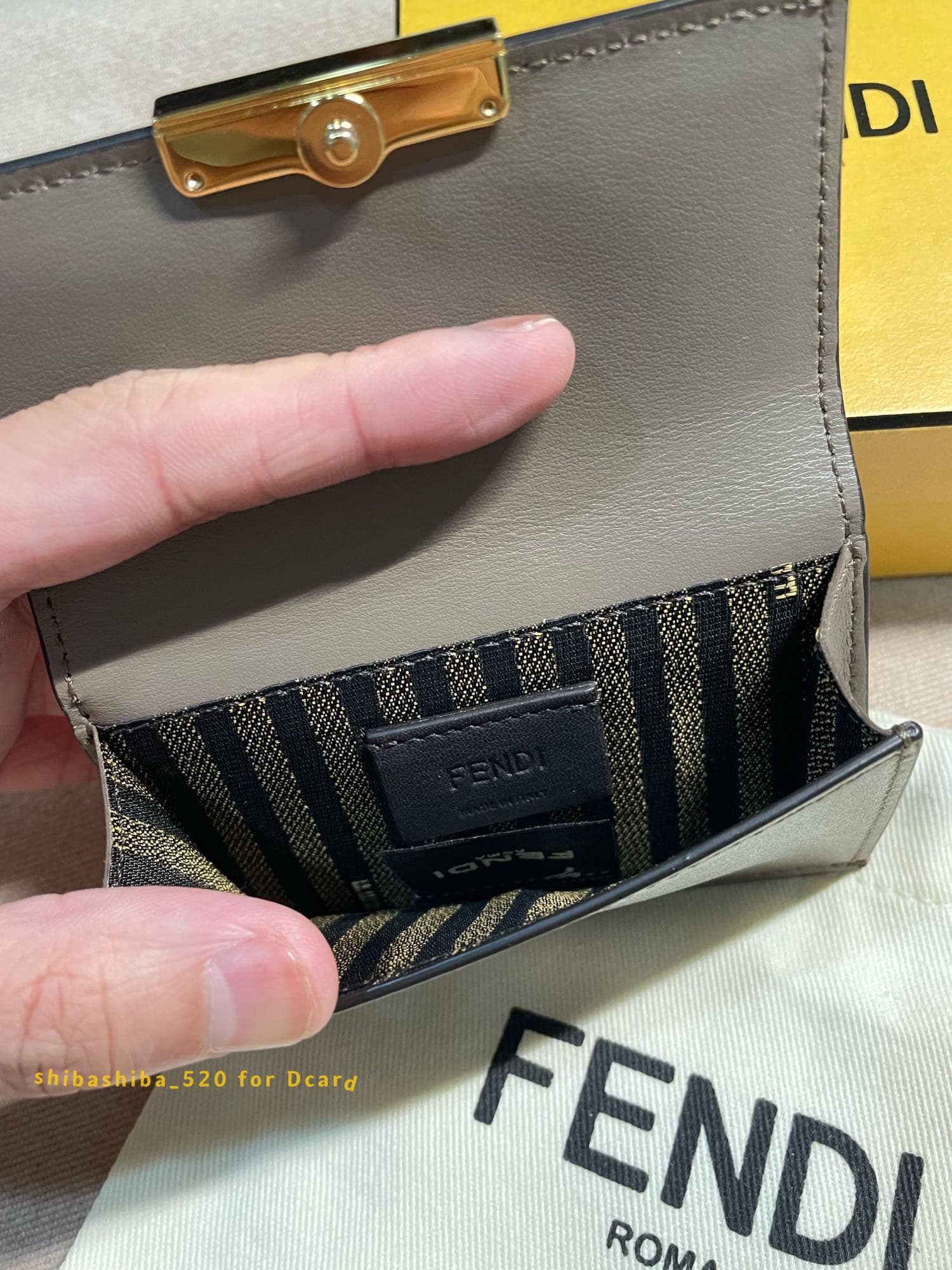 #開箱 Fendi way卡夾、Gucci interlocking G項鍊 和 BV Speedster 牛皮小白鞋 - 精品板 | Dcard