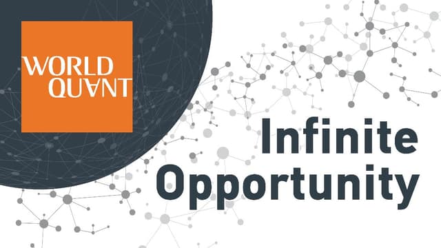 【WorldQuant 公司介紹｜Online系上分享會💻】 - 科技業板 | Dcard