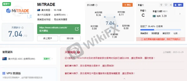 #警示 MiTRADE驚傳多起交易糾紛，竟還被澳洲ASIC暫時禁止營業！ - 反詐騙板 | Dcard