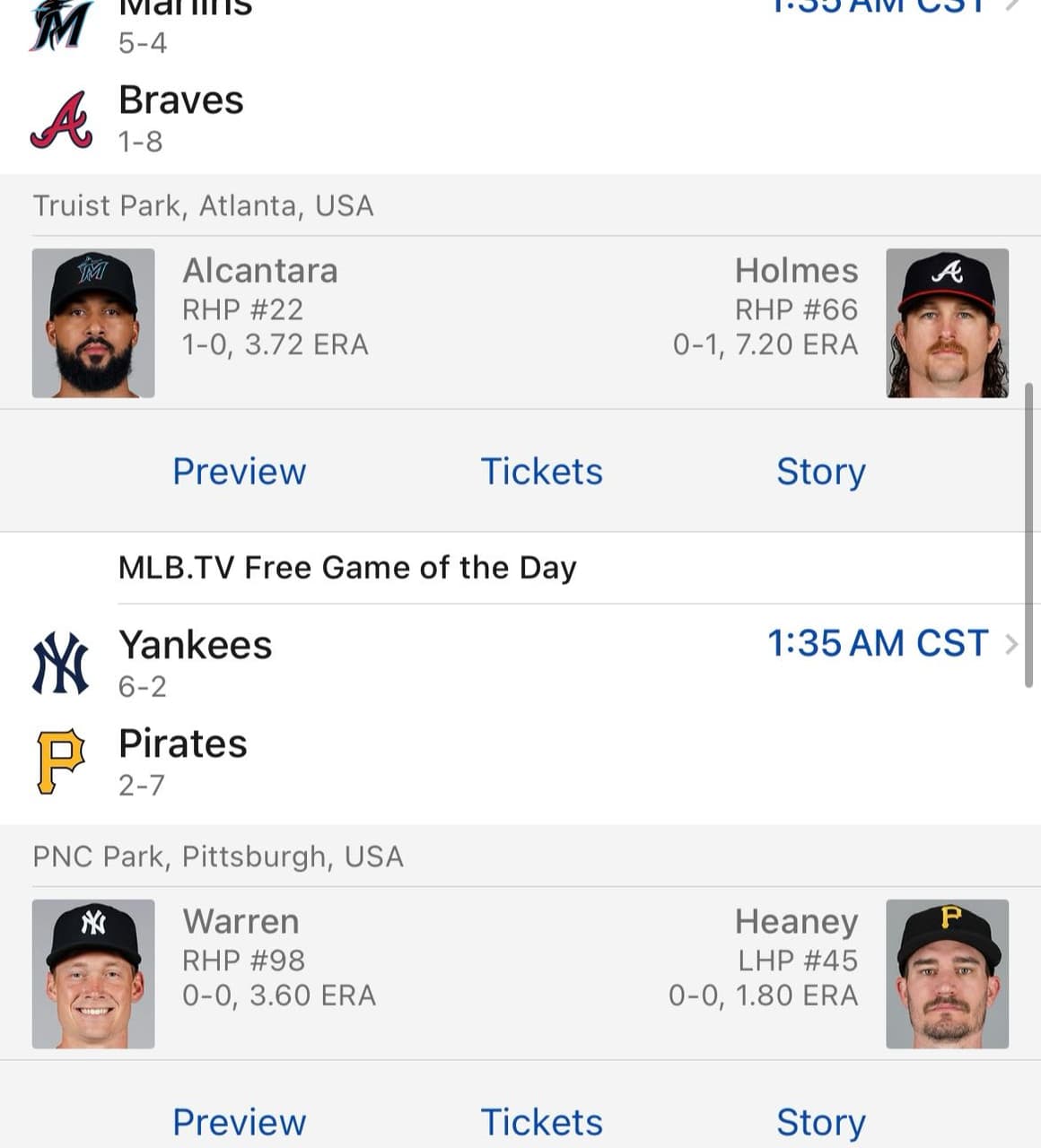 #討論 MLB 4/7 所有場次（16 場）+ 愛爾達轉播場次 - MLB板 | Dcard