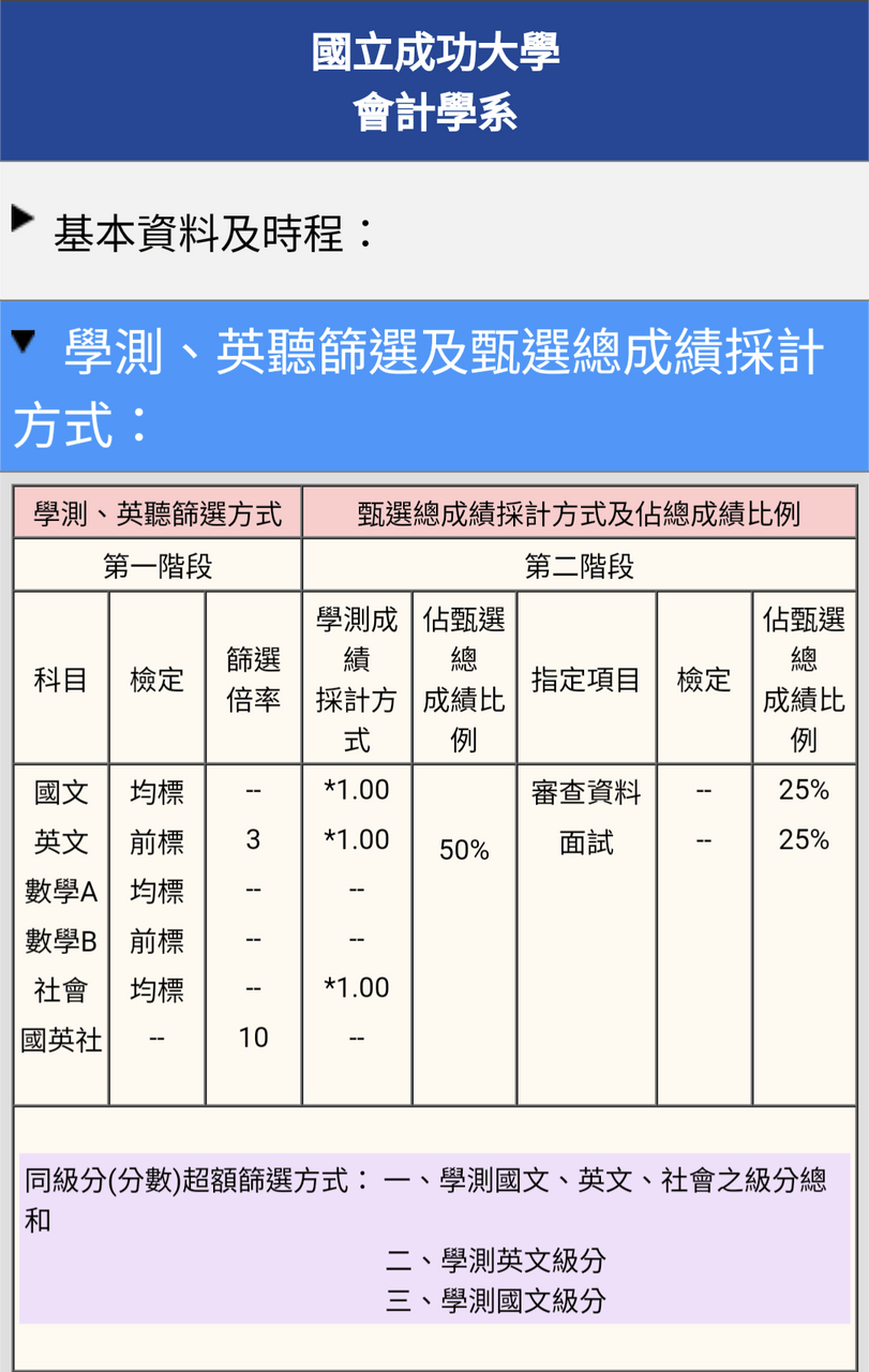 成大會計分數請益 升大學考試板 Dcard