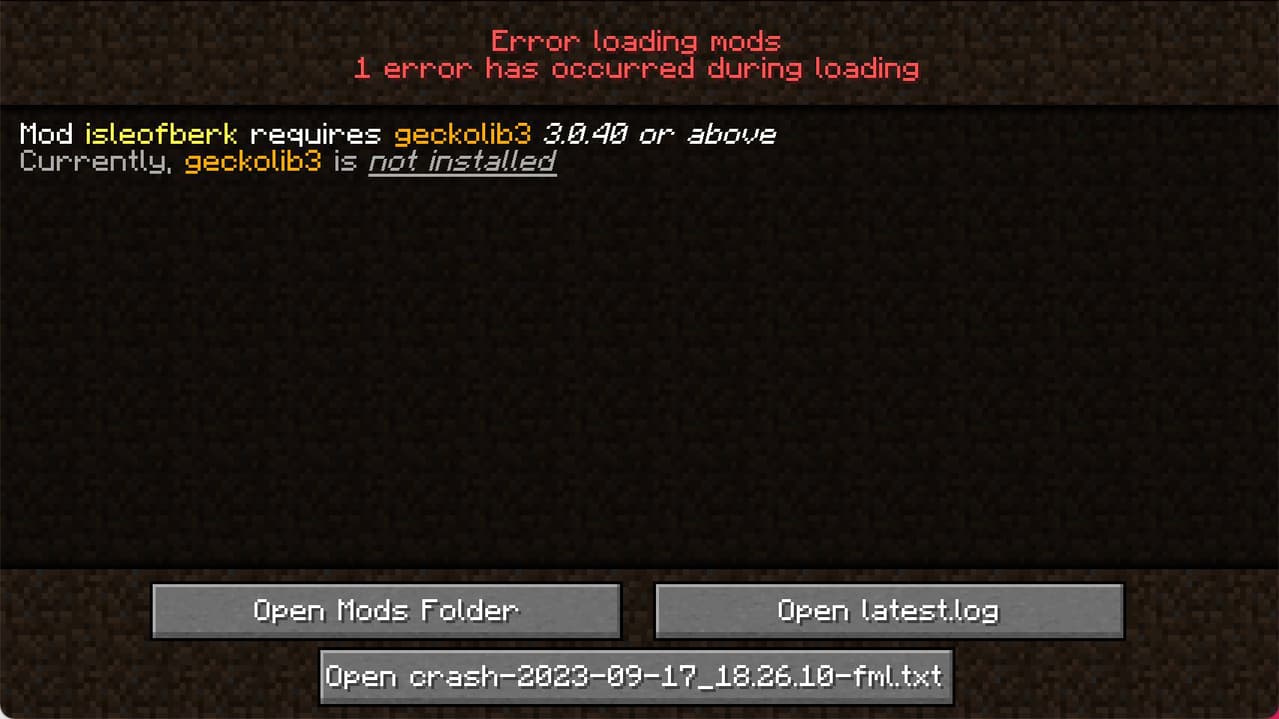 發問 各位這是發生什麼事了?我真的很想玩這個模組 Minecraft板 Dcard