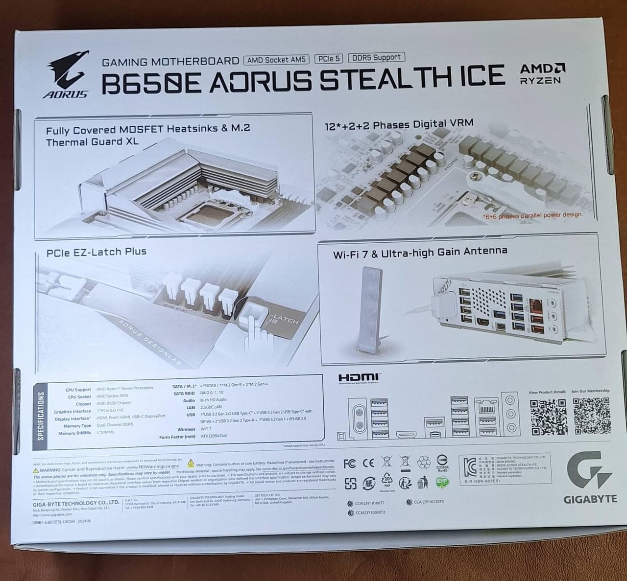 【心得】桑拿房中的雪白夏日B650E AORUS STEAL TH ICE +5070Ti AERO 純白x背插 - 3C板 | Dcard