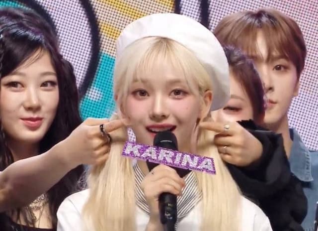 #分享 Karina特別mc出演！第三場打歌舞台🏀 - aespa板 | Dcard