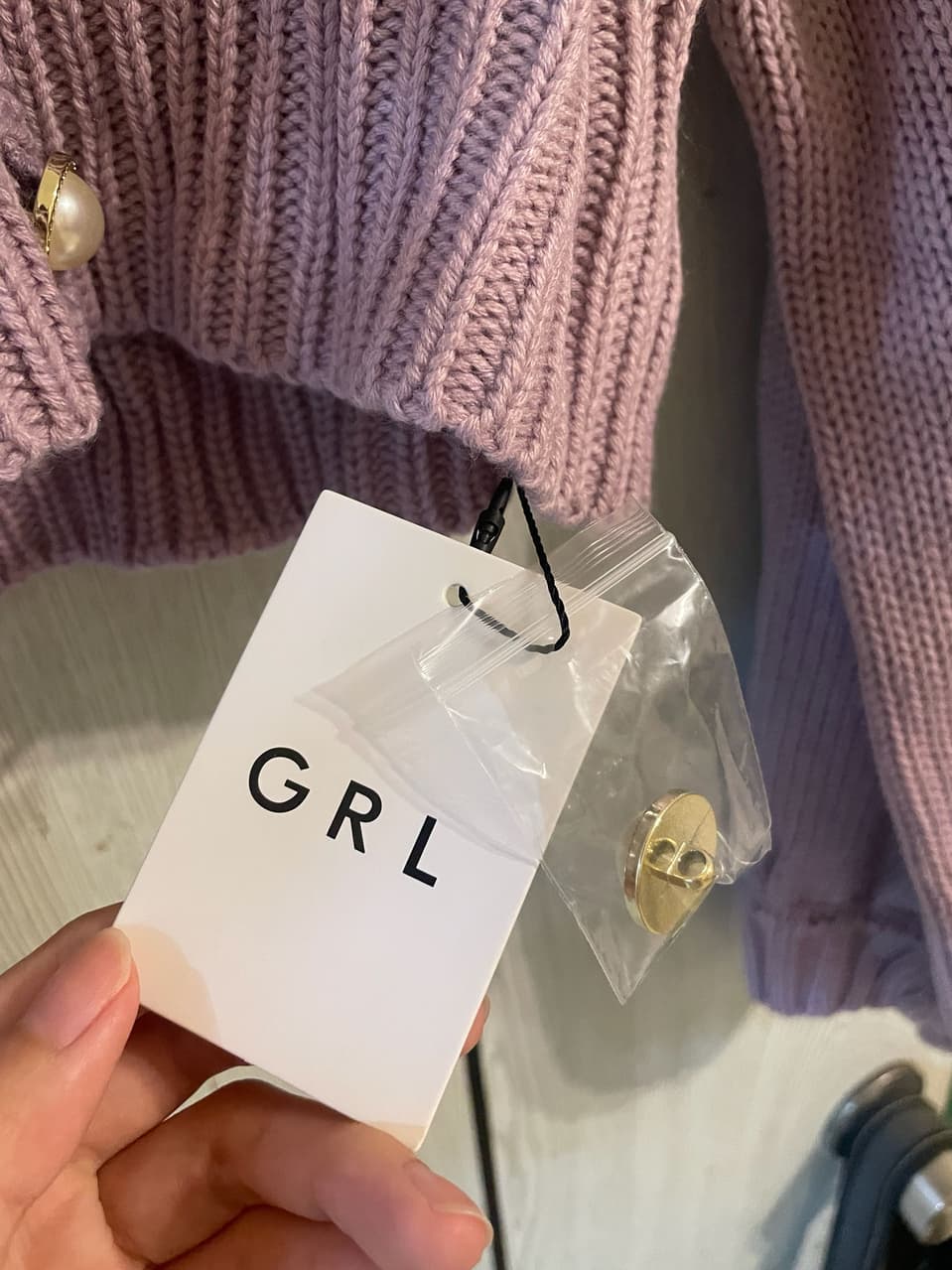 #我要賣 全新GRL氣質百搭針織外套 - 二手交易板 | Dcard