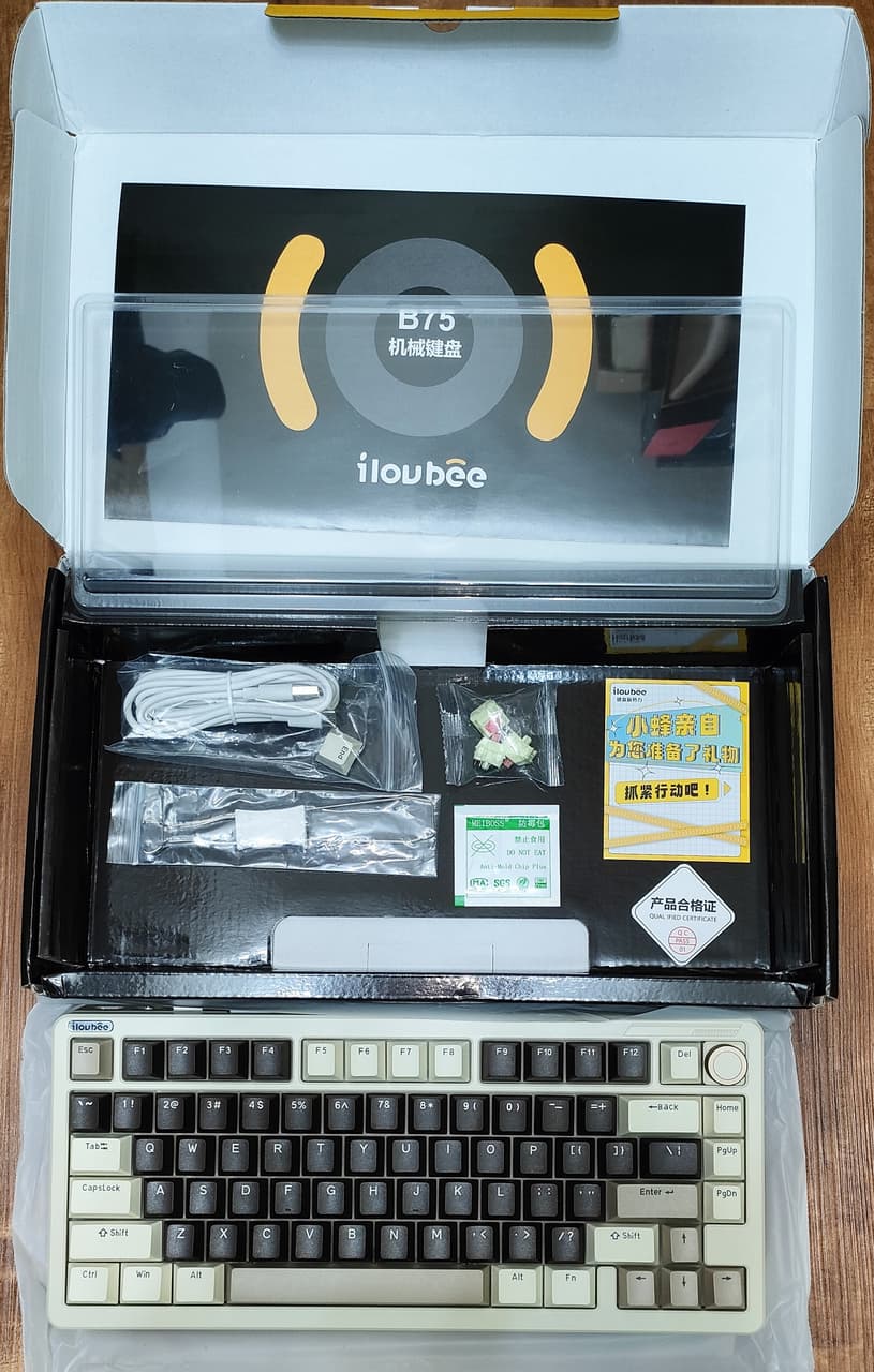 #心得 鍵盤開箱：iLovbee B75 75% 塑料鍵盤-IKEA主題 - 機械鍵盤板 | Dcard