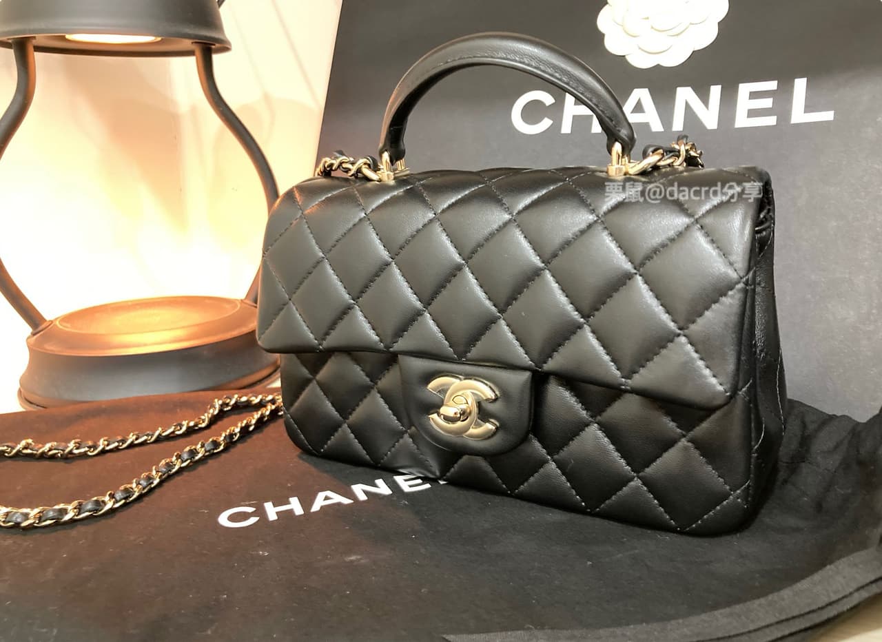 #開箱 CHANEL mini cf handle 超美提把 - 精品板 | Dcard