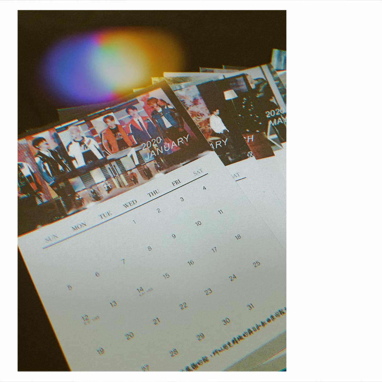 #ibon列印 EXO小月曆 - 追星板 | Dcard