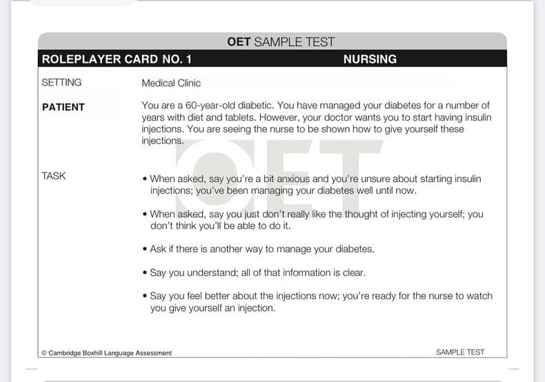 #經驗分享 #OET Speaking #Nursing #護理類 #澳洲註冊護理師 #RN - 留學板 | Dcard