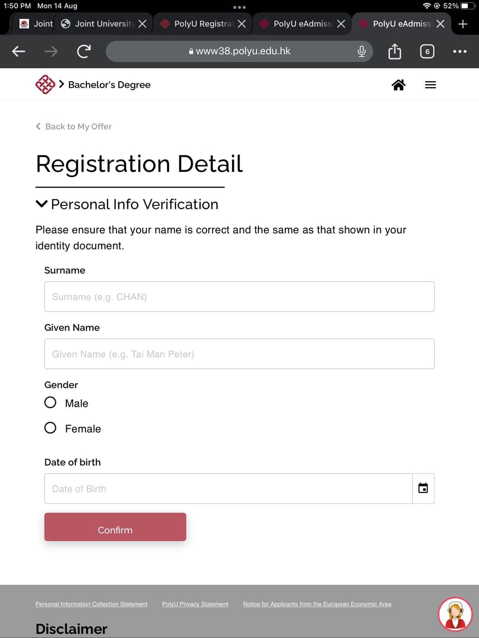 Polyu register唔到 - DSE 考生專區板 | Dcard