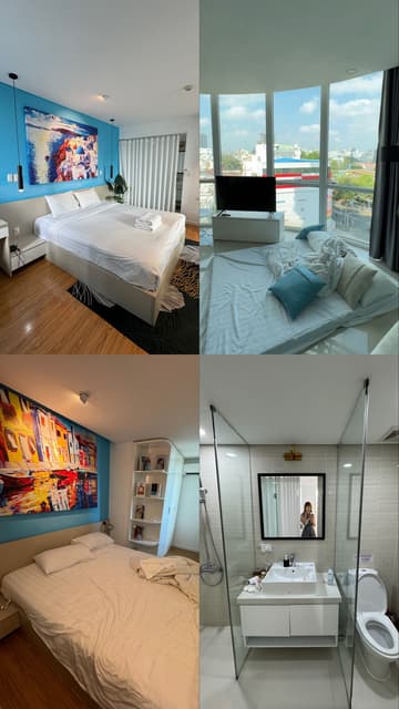 #國外遊記 越南胡志明｜$700 絕美落地窗住宿 50大酒吧 $500可愛美甲 星宇飛機餐 街邊小吃｜Day 1 - 旅遊板 | Dcard