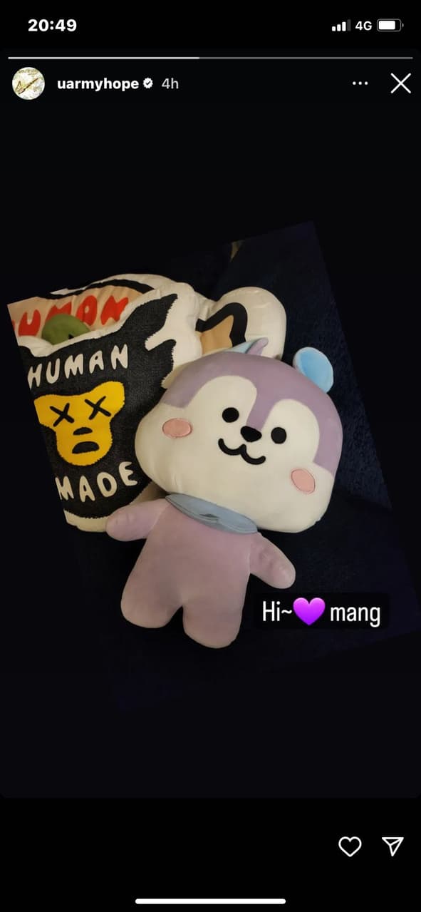 #分享 終於公開真面目的 BTS J-hope 製作的 BT21 角色 MANG - BTS板 | Dcard