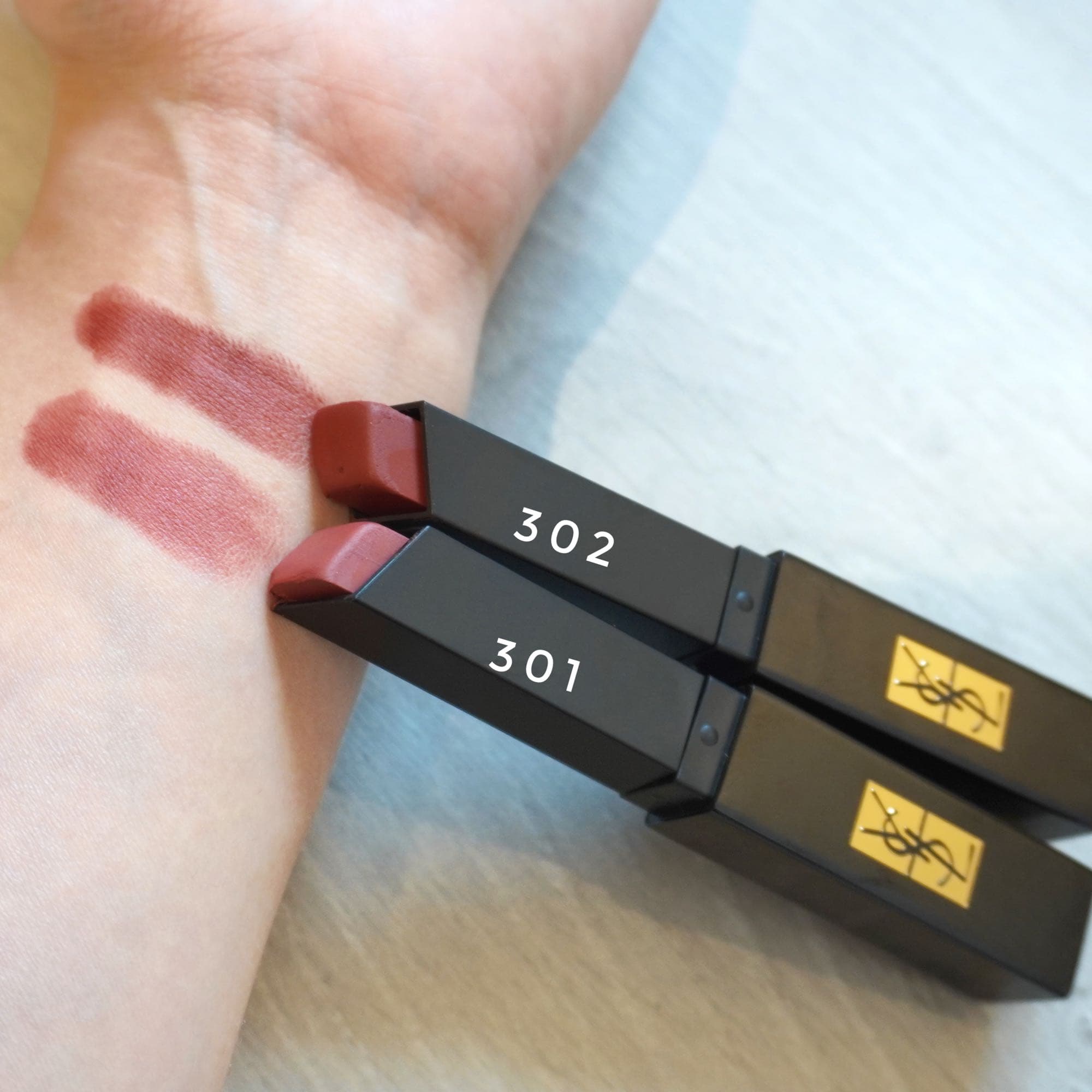YSL小黑條開箱 #301、#302 - 美妝板 | Dcard