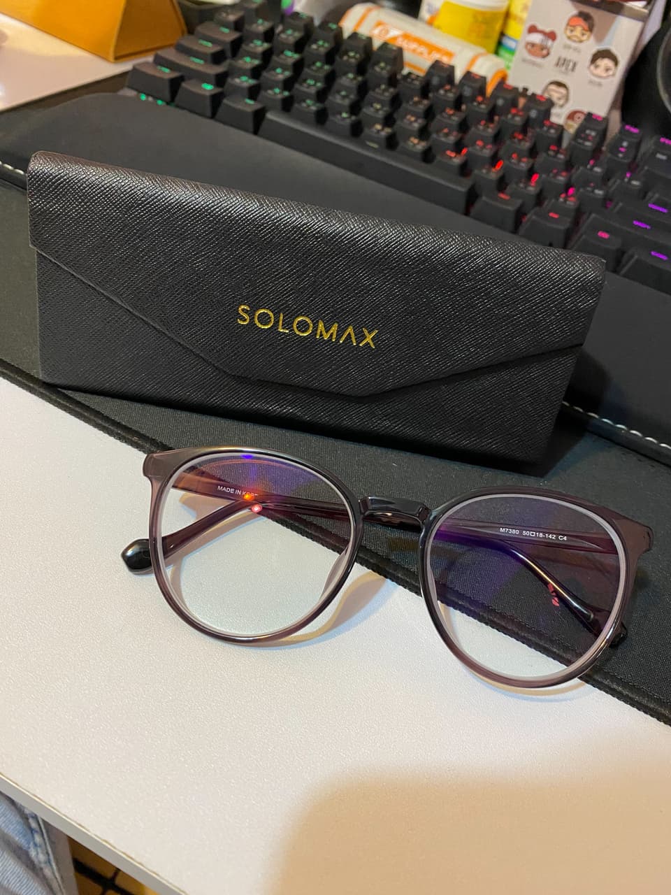 #分享 第一次去solomax配眼鏡 真的好快就拿到(:3[___]= - 女孩板 | Dcard