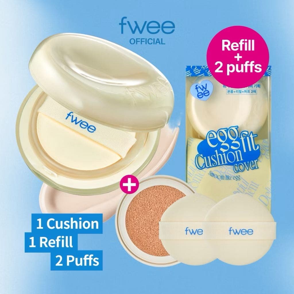 #我要賣 fwee 無瑕水煮蛋氣墊 替芯套組 - 二手交易板 | Dcard