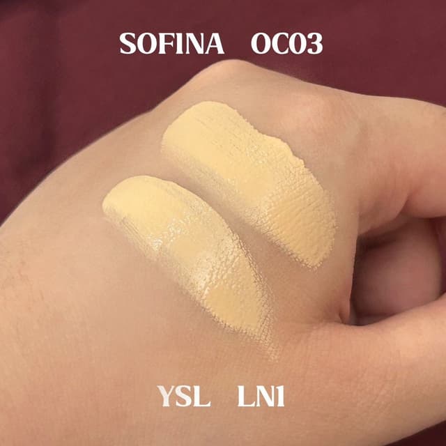 #分享 專櫃平替粉底再+1 Sofina恆久粉底液vsYSL午夜粉底 ️‍🔥 - 美妝板 | Dcard