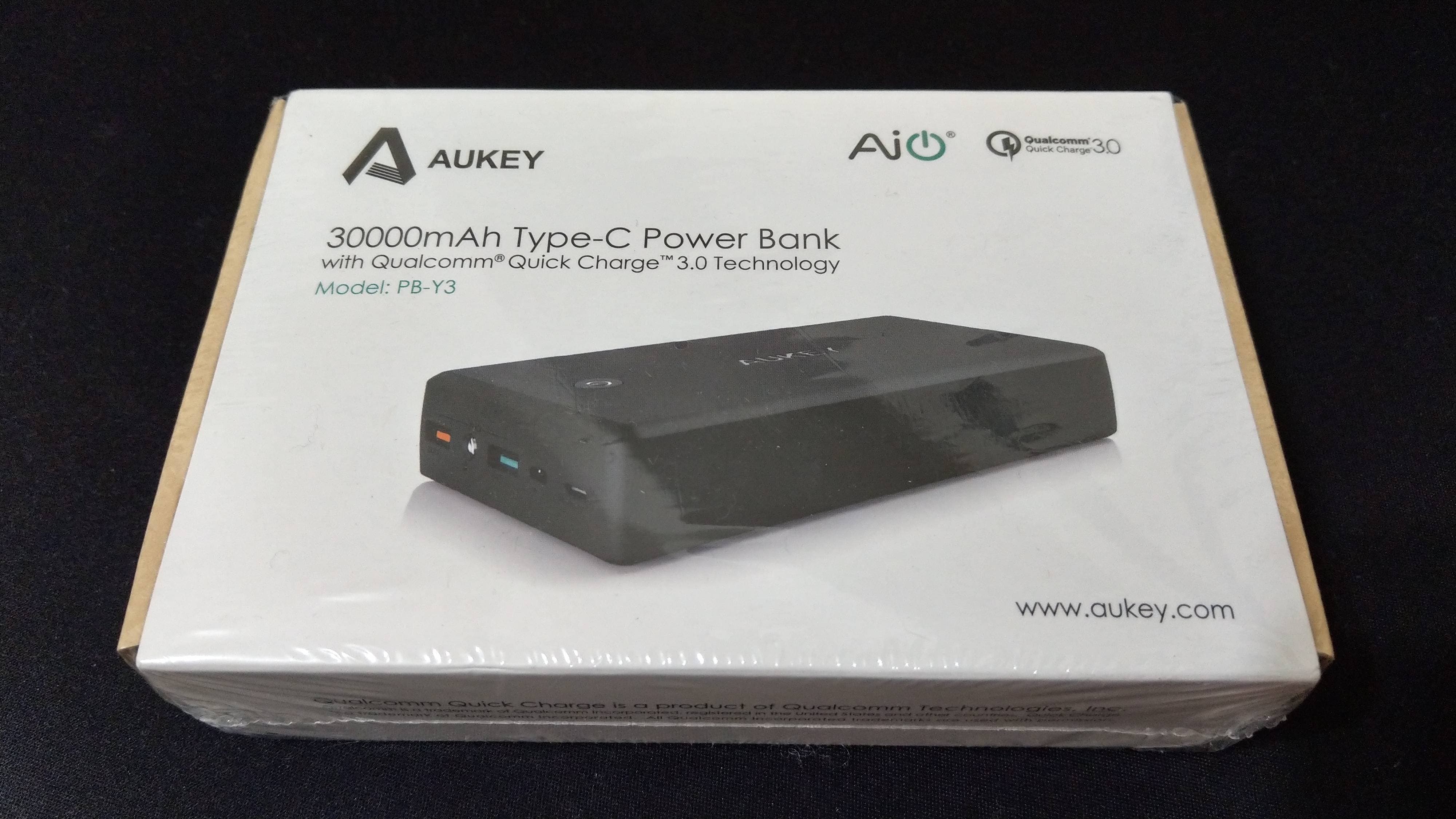 #開箱 Aukey 30000mah QC 3.0 行動電源 - 3C板 | Dcard
