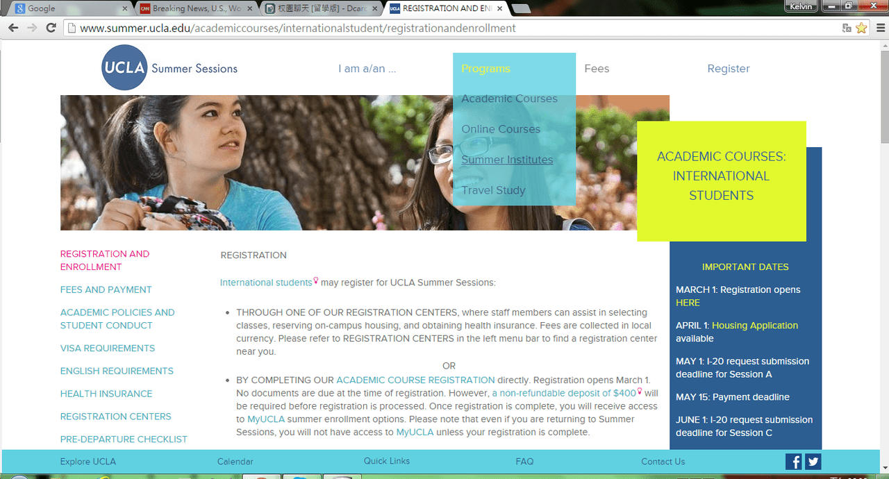 想問問UCLA的Summer sessions的分類 - 留學板 | Dcard