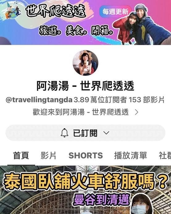 #分享 幾個我很喜歡的旅遊YTR - YouTuber板 | Dcard