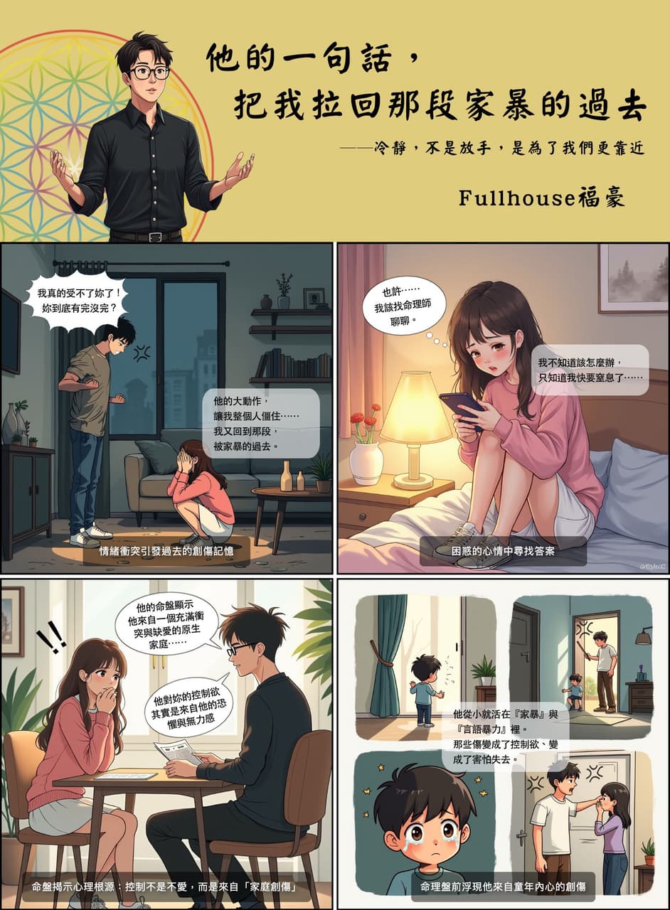 命理師的獨語（為什麼你總在愛裡受傷？） - 福豪 (@fullhouse23) | Dcard