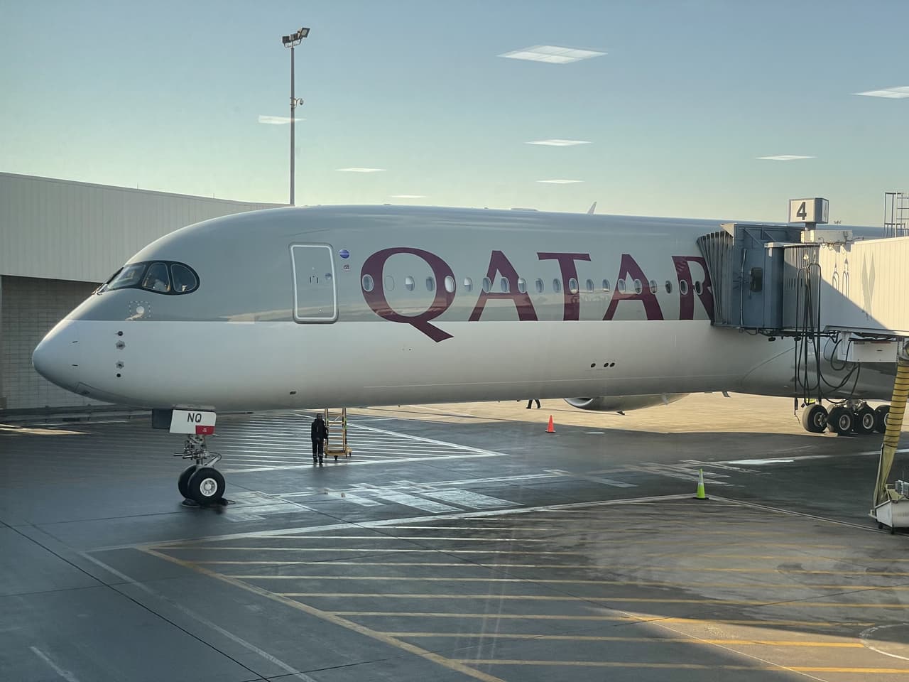 #飛行紀錄 #飛行紀錄 卡達航空商務艙 Qsuite QR701 DHO-JFK Part.2 . - 航空板 | Dcard