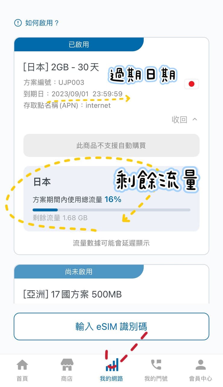 網路+通話一次搞定 # TEL-U eSIM 最方便 - 愛剁手手的翻車🐷 (@cutecute111) | Dcard