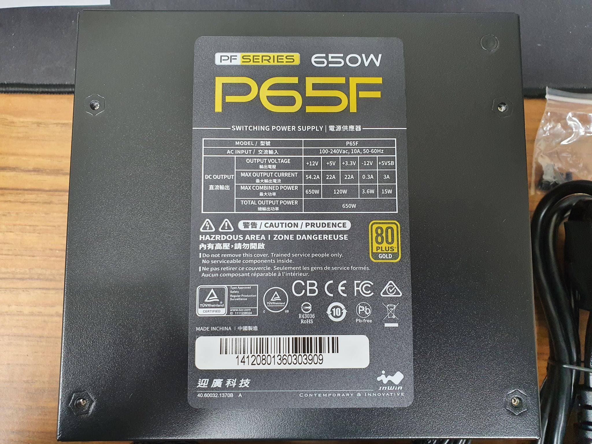 #開箱 InWin迎廣 P65F 650w 金牌直出Power - 3C板 | Dcard