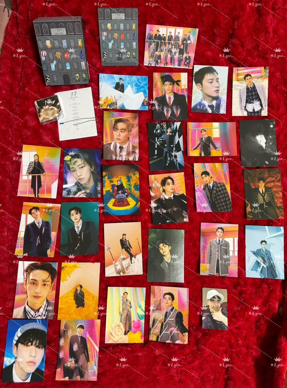 #開箱 SEVENTEEN BEST ALBUM💎17 IS RIGHT HERE💎(官網兩版本、KIHNO專、Wvs專、克拉盤) - SEVENTEEN板 | Dcard