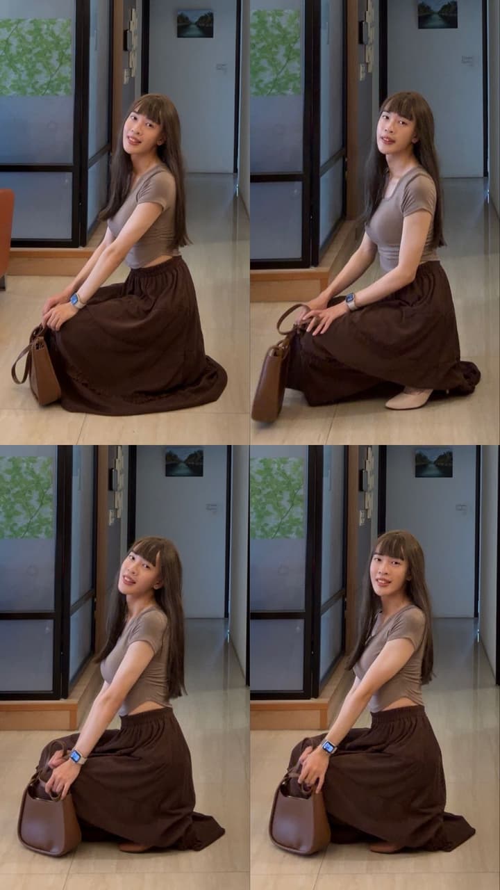 短版奶茶穿搭 - みぞれ (@arare) | Dcard