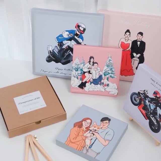 🌟客製化手機殼 #似顏繪 聖誕節禮物照過來！ - Gabi☕️ (@coffee__) | Dcard