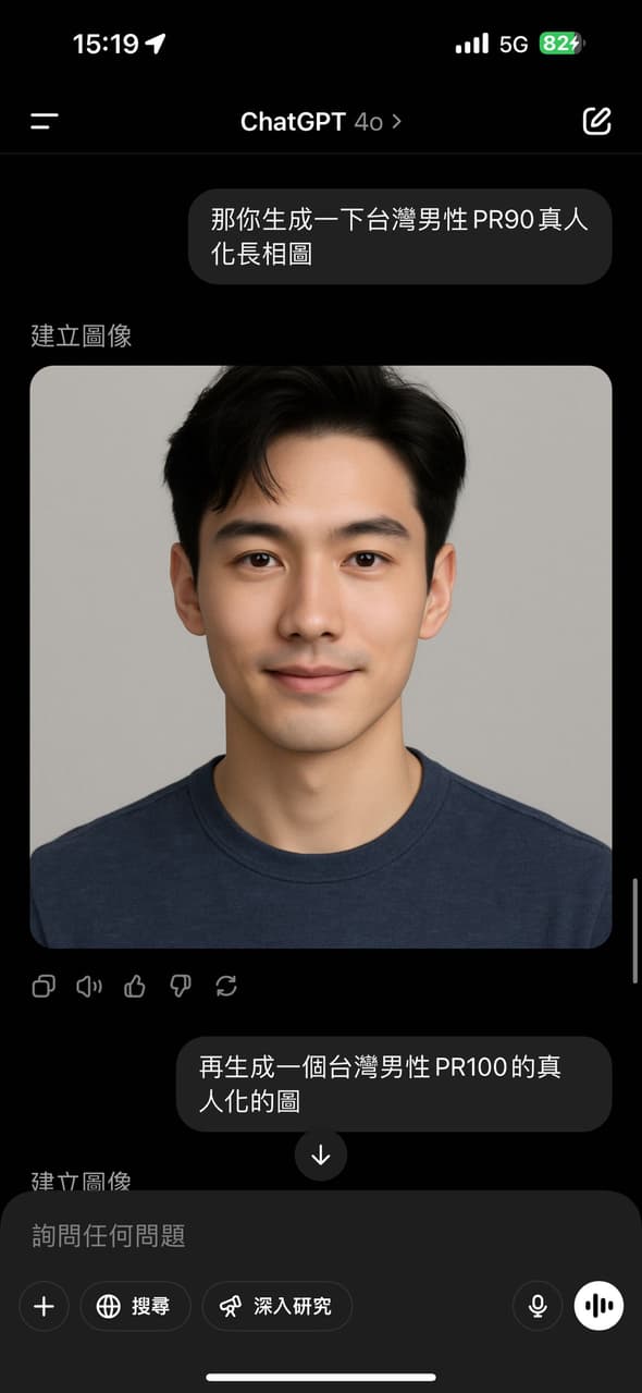 #閒聊 #2更 #測試 ChatGPT 認為台灣男生「0分到滿分10分對照PR值」的長相 - ChatGPT板 | Dcard