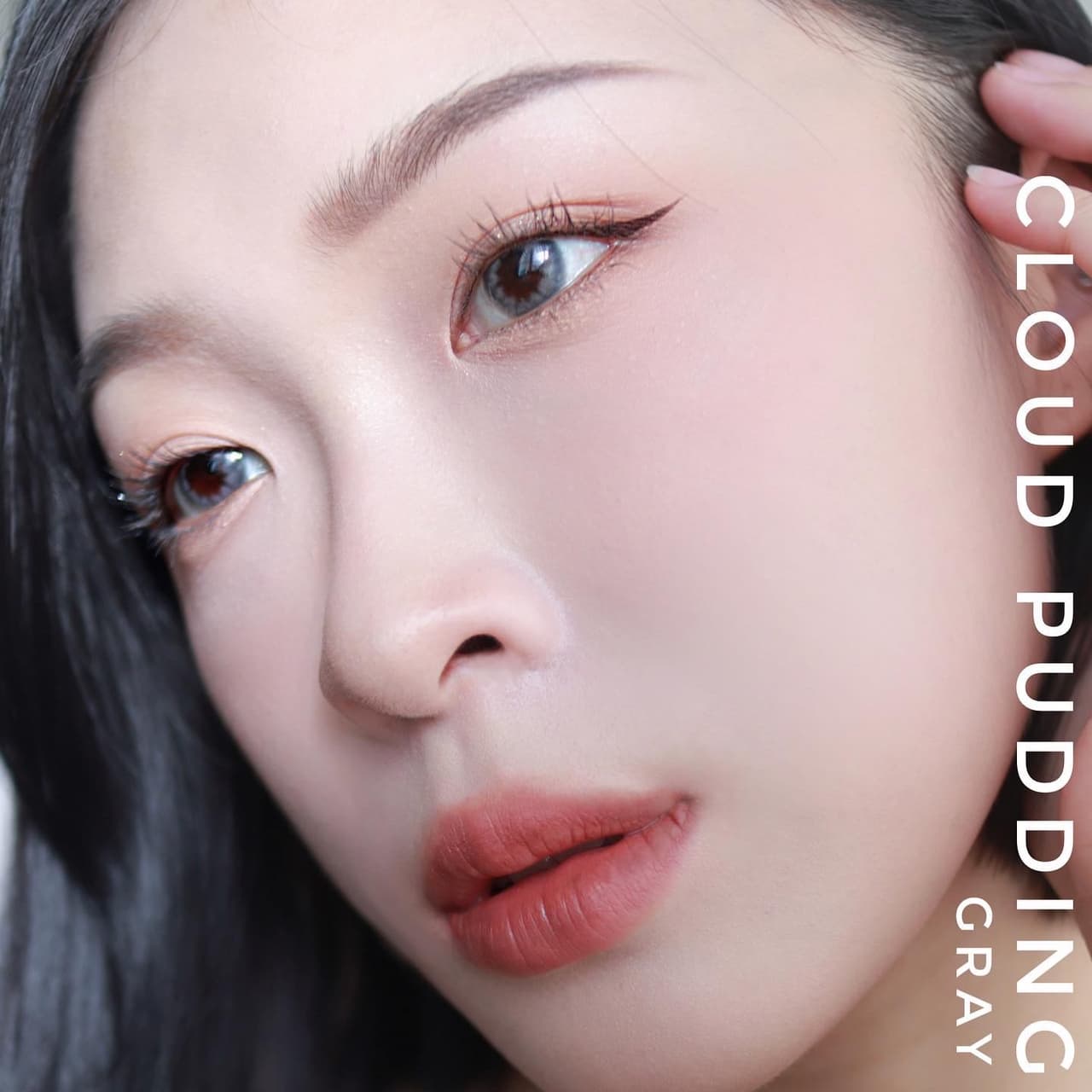 韓國直送chuu Lens空靈狗狗眼新色隱形眼鏡Milk & Tea奶油灰、日拋Cloud Pudding - ianthe.C ...